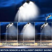 China Motion Sensor Solar Street Light 100W Solar Powered Street Light With Auto Intensity Control for sale
