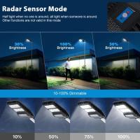 China 120W Outdoor ABS Intelligent  60W Solar-Powered Motion Detection Lighting Solution for sale
