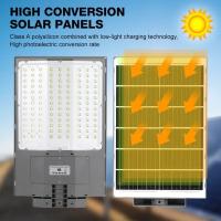China ABS LED Solar Integrated Lamp 300W LED Solar Street Lights With Motion Sensor for sale