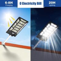 China 100W Solar Street Light with an Inbuilt Battery and Motion Sensor Designed for sale