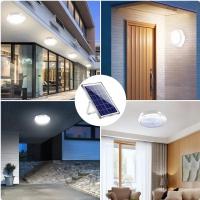 China Mosquito Proof LED Solar Ceiling Light With 12W Power And 60 LED Chips for sale