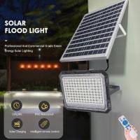 China 150w Five-in-one LED Beads Solar Powered Panel Outdoor Security Led Garden Flood Lights for sale