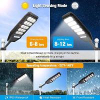 China Smart Control All In One LED Solar Street Light IP65 Waterproof 100w for sale
