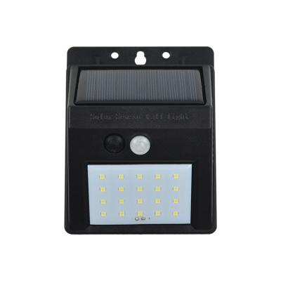 China LED Solar Wall Lamp Path Staircase Outdoor IP65 Waterproof Motion Sensor Wall Light for sale