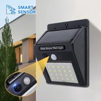China IP65 Waterproof 6500K Solar Sensor Wall Light Modern Outdoor Retaining Wall Lights for sale