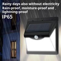 China 6500K Solar Powered Outdoor Wall Mounted Lights With Motion Sensor / Light Sensor for sale
