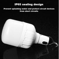 China 80W Waterproof Solar Emergency Light , Solar Emergency Bulb Lamp With Solar Charger for sale