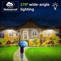 China Solar Powered Motion Sensor Flood Lights Outdoor Waterproof Solar LED Floodlight for sale