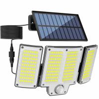 China Solar Powered Led Outdoor Security Spot Lights with Motion Sensor for sale
