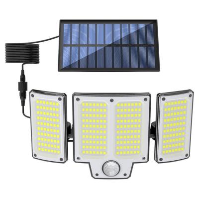 China Outdoor Solar Powered Exterior Waterproof Motion Sensor Wall Light for sale
