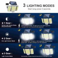 China Outdoor Solar Powered Exterior Waterproof Motion Sensor Wall Light for sale
