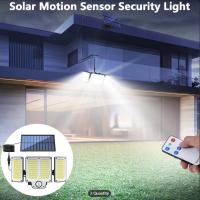 China Solar Powered Led Outdoor Security Spot Lights with Motion Sensor for sale