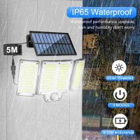 China Outdoor Solar Powered Exterior Waterproof Motion Sensor Wall Light for sale