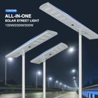 China IP65 Waterproof 90W Solar Light-emitting Diode Street Lamp, Outdoor Aluminum Body Integrated Full DC Power Street Light for sale