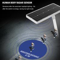 China Integrated Cold White 200W Mono-Crystalline Silicon Solar Light-emitting Diode Street Lamp for sale