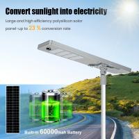 China 300W High-power Waterproof IP65 Outdoor Integrated LED Solar Street Lamp with Motion Sensor for sale