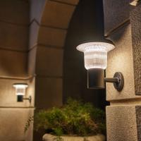 China 3.2V/8000mAh Outdoor Ip65 Waterproof Led Solar Wall Mounted Light Garden Light for sale
