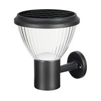 China Modern Outdoor IP65 Garden Solar Wall Light Warm White LED Induction Wall Lamp for sale