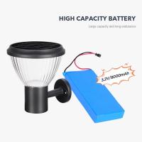 China Modern Outdoor IP65 Garden Solar Wall Light Warm White LED Induction Wall Lamp for sale