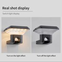 China Durable and Waterproof 3000-6500K Color Temperature Led Solar Wall Light for Garden Lamp IP65 Rating for sale