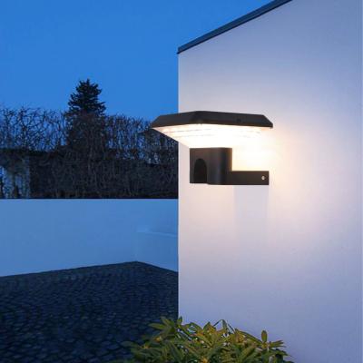 China Durable Waterproof Color Temperature 3000-6500K Aluminum Alloy Body IP65 Led Solar Wall Lights Outdoor for sale