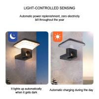 China Durable and Waterproof 3000-6500K Color Temperature Led Solar Wall Light for Garden Lamp IP65 Rating for sale