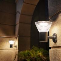 China Exterior Modern Waterproof Solar Wall Light Hotel Garden Led Ip65 Solar Wall Lamp for sale