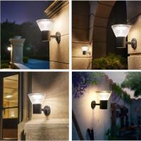 China Exterior Modern Waterproof Solar Wall Light Hotel Garden Led Ip65 Solar Wall Lamp for sale