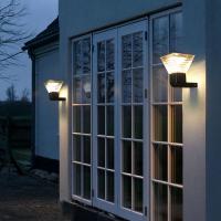 China Exterior Modern Waterproof Solar Wall Light Hotel Garden Led Ip65 Solar Wall Lamp for sale