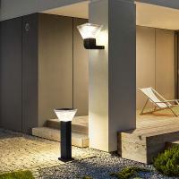 China Exterior Modern Waterproof Solar Wall Light Hotel Garden Led Ip65 Solar Wall Lamp for sale
