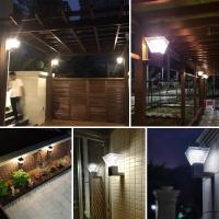 China Outside Garden Landscape Decoration Wall Light Led Waterproof Ip65 Solar Outdoor Wall Lamps for sale