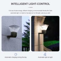 China Outside Garden Landscape Decoration Wall Light Led Waterproof Ip65 Solar Outdoor Wall Lamps for sale