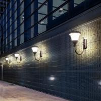 China CE Certification Outdoor Solar Light IP65 Waterproof Led Solar Outdoor Decorative Garden Wall Light for sale