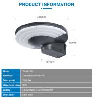 China IP65 5W LED Wall Light Die Casting Aluminum and PC outdoor garden retro vintage wall lamps for sale