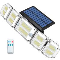 China Waterproof Wall Mounted Solar Spot Lights Outdoor Motion Sensor Wall Lamps for sale