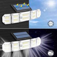 China Waterproof Wall Mounted Solar Spot Lights Outdoor Motion Sensor Wall Lamps for sale