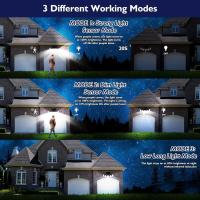 China Ip65 Solar Powered Outdoor Wall Mounted Lights Smart Yard Solar Lights for sale