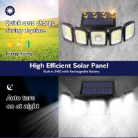 China Ip65 Solar Powered Outdoor Wall Mounted Lights Smart Yard Solar Lights for sale