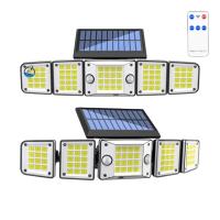 China Outdoor Ip65 Eco-friendly Solar Sensor Powered Led Wall Light for sale