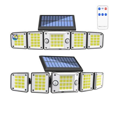China Outdoor Ip65 Eco-friendly Solar Sensor Powered Led Wall Light for sale