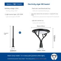 China High-Strength Solar Garden Lamp for Bulk Procurement in Outdoor Projects for sale
