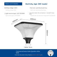 China Long-Lifespan Solar Garden Lamp for Wholesale Projects and Landscape Upgrades for sale