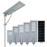 China Integrated Solar Street Light with 3030 LEDs 160lm/W and LiFePO4 Battery for sale