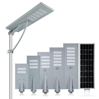 China Integrated Solar Street Light with 3030 LEDs 160lm/W and LiFePO4 Battery for sale