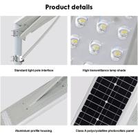 China Integrated Solar Street Light with 3030 LEDs 160lm/W and LiFePO4 Battery for sale