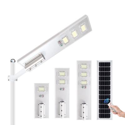 China Integrated Solar Street Light with 5730 LED Chips 160lm/W and LiFePO4 Battery for sale