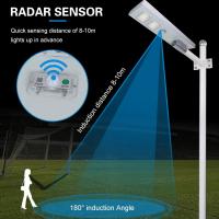 China Integrated Solar Street Light with 5730 LED Chips 160lm/W and LiFePO4 Battery for sale