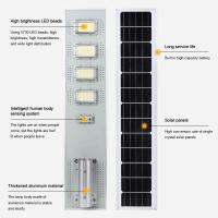 China Integrated Solar Street Light with 5730 LED Chips 160lm/W and LiFePO4 Battery for sale