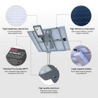 China Split Solar Street Light 60/120/180/240 LED, 18-150W Polycrystalline Panel, LiFePO4 Battery for sale