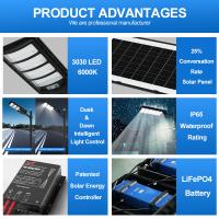 China Outdoor IP65 Waterproof 150w 200w Integrated All in One Led Solar Street Light for sale